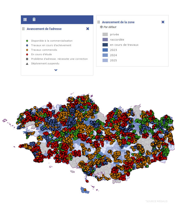Projet Mégalis - Nos Projets - DataGeo